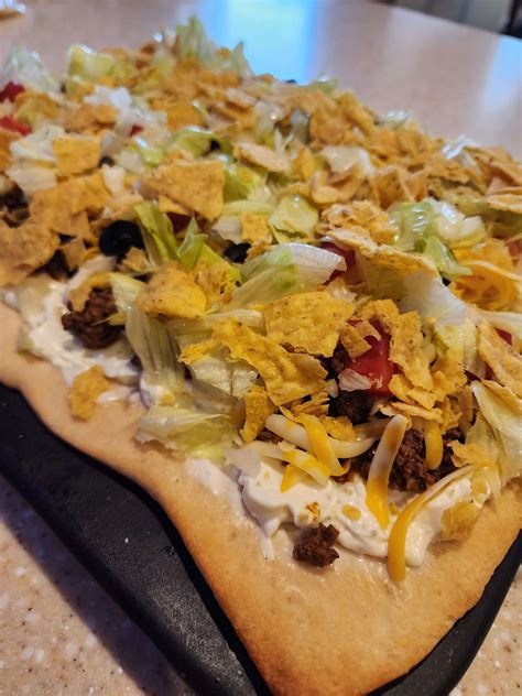 Easy Taco Pizza Recipe Home Chef Passions