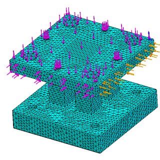 Grid Diagram Created By Finite Element Analysis Software Download Scientific Diagram