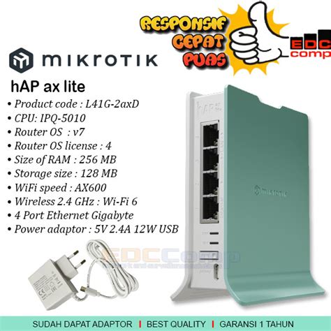 Jual MikroTik HAP Ax Lite L41G 2axD Shopee Indonesia