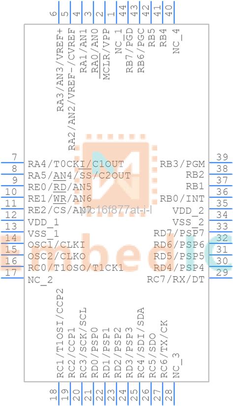 Pic16f877at Il Microchip 8bit Mcu Embedic