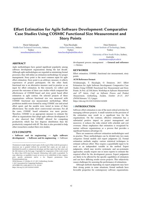 Pdf Effort Estimation For Agile Software Development Comparative