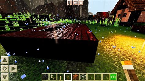 minecraft pe eug shader with wet floor youtube