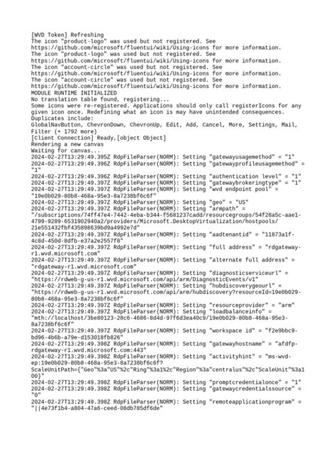 web client logs pdf