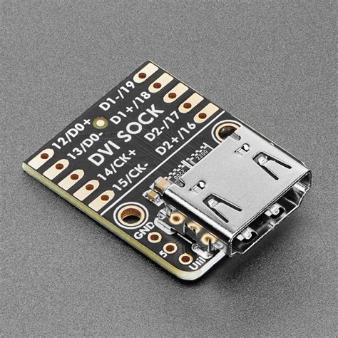 Adafruit Dvi Sock For Pico Works With Hdmi Displays The Pi Hut