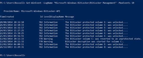 Monitoring Event Logs With Powershell