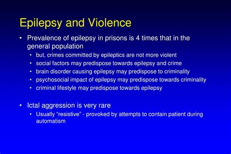 Ppt Psychiatric Aspects Of Epilepsy Powerpoint Presentation Free Download Id 973525