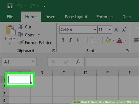 How To Generate A Number Series In Ms Excel 8 Steps