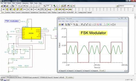 analog circuit simulation tina