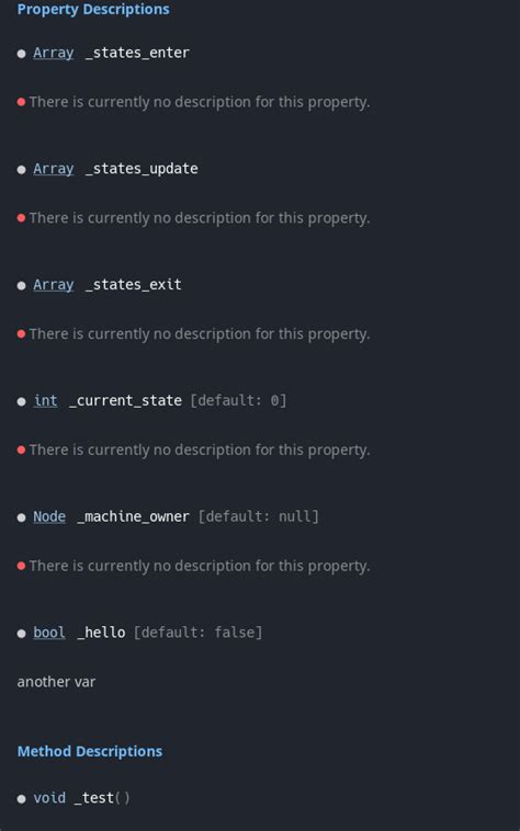 Doc Gen Shows Properties · Issue 52870 · Godotenginegodot · Github
