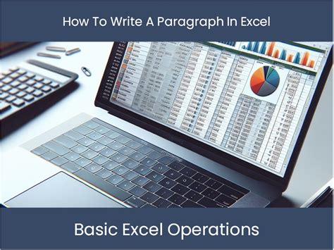 Tutorial De Excel Cómo Escribir Un Párrafo En Excel