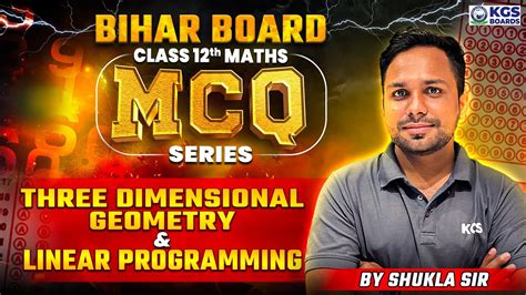 Three Dimensional Geometry Linear Programming Class 12 Maths