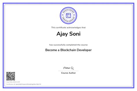 Personalized Path Certification