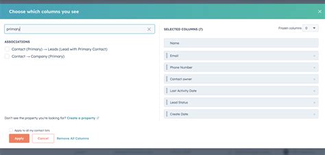 Solved Hubspot Community Customize Columns Not Showing Up Across