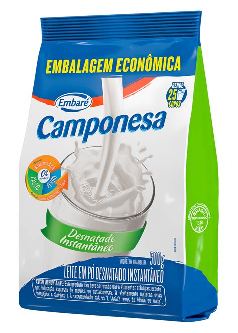 Leite Em Pó Desnatado Instantâneo 500g