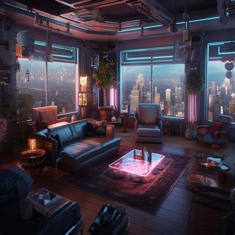 Premium AI Image AI Generated House Interior Artwork