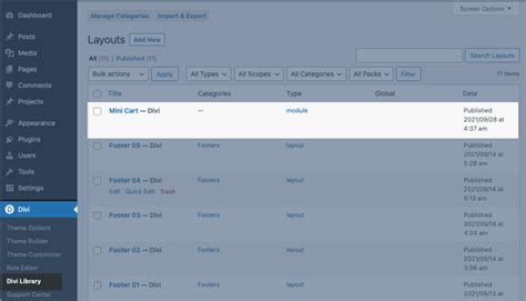 DCP Mini Cart Divi Extended Documentation