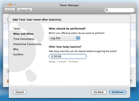 How To Automatically Log Out After Inactivity On Mac OS X