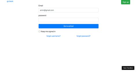 Menu Component Codesandbox