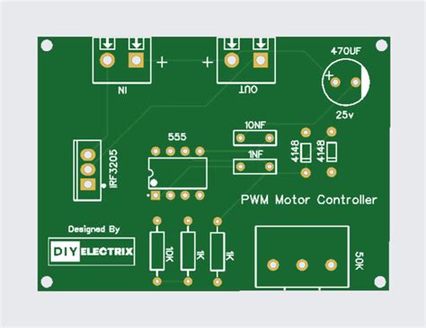 Pwm Motor Controller Circuit Diy Electrix