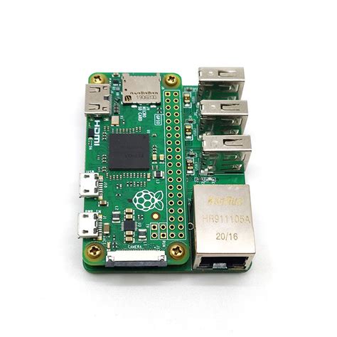 Raspberry Pi Zero Network Hub Expansion Board Usb To Ethernet Hub
