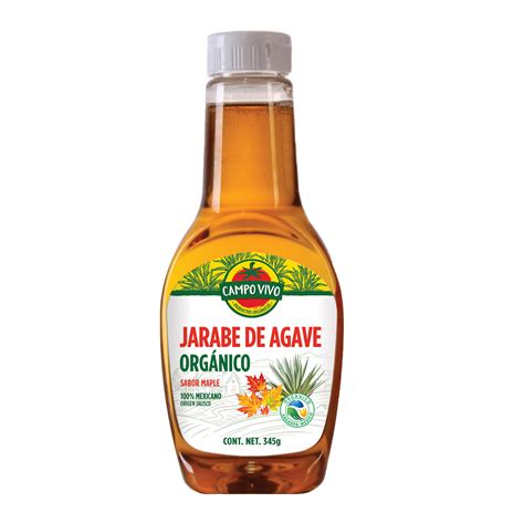 Jarabe De Agave Sabor Maple 345 G Campo Vivo