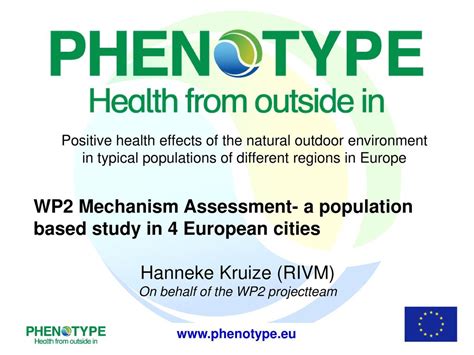 on behalf of the wp2 projectteam ppt download