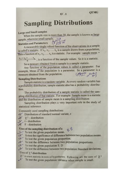 Learning Material Sampling Distributions Testing Hypothesis Concepts