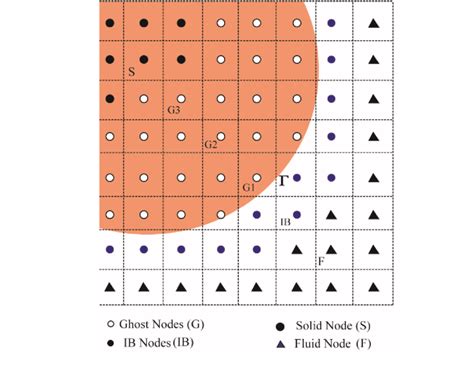 1 Schematic Of Grid Node Classification With Respect To The Immersed