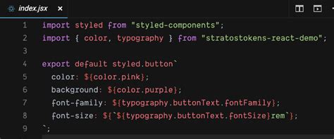 Styling React Components Using Stratos Design Tokens Sketch React Blog