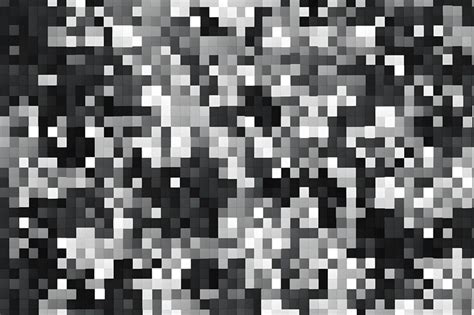 Premium Ai Image Black And White Random Pixels Pattern Shuffled Pixels Texture Background