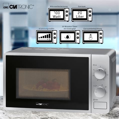 Clatronic Clatronic MW 791 Mikrowelle silber