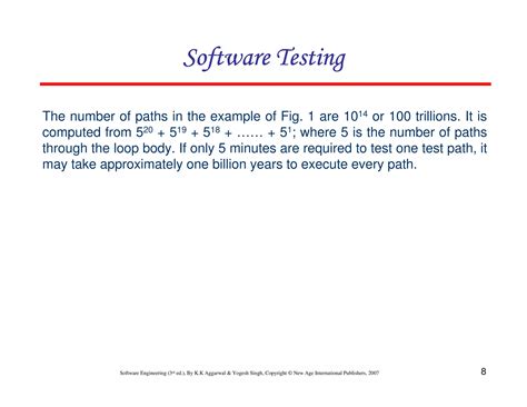 Chapter 8 Software Testing Pdf Operating Systems Computer