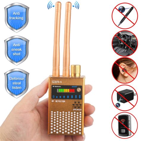 Anti Spy RF Signal Detector GPS Signal Detector Spy Bug WiFi Camera