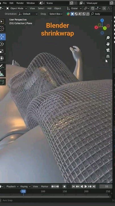 Blender 3d Shrinkwrap Modifier Tutorial Youtube