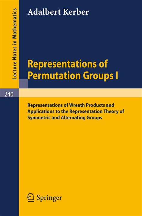 Representations Of Permutation Groups I Representations Of Wreath Products And Applications To