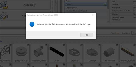 Solved Import Step Inventor 2019 Files Extension Doenst Match