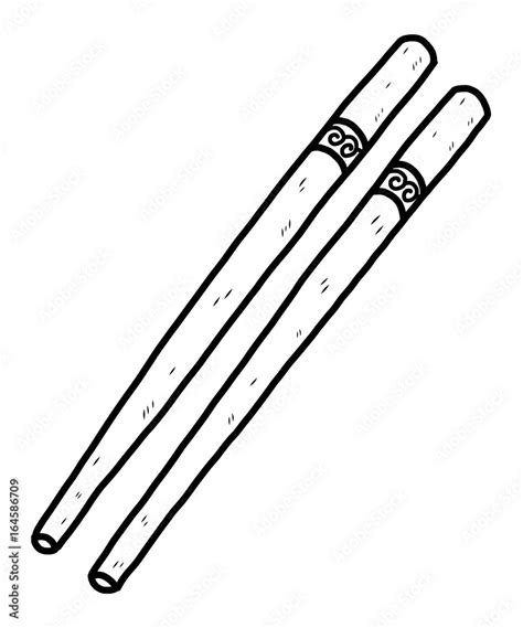 Chinese Chopsticks Clip Art
