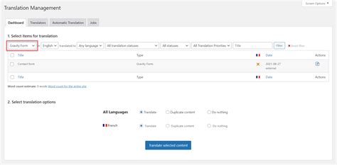 Gravity Forms Multilingual Wpml