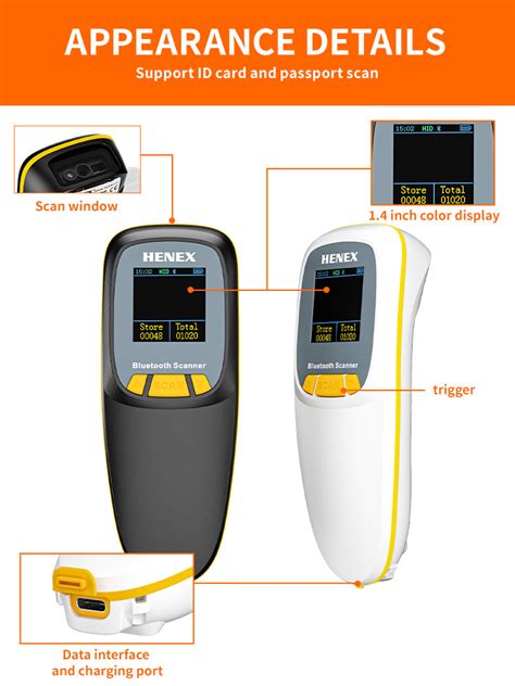 Mini Barcode Scanner Android Blue Tooth Micro Usb Wireless Bar Code Reader Read D D Barcodes
