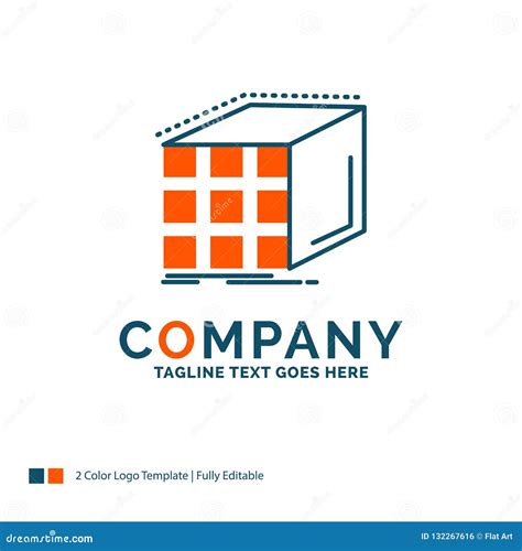 3d Cube Dimensional Modelling Sketch Business Flow Chart Design With 3 Steps Line Icon For