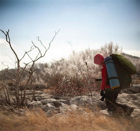 Premium Photo Woman Standing On Landscape