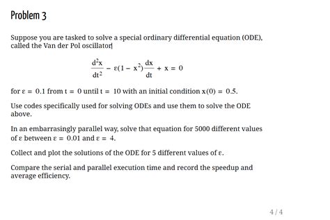 Problem 3 Suppose You Are Tasked To Solve A Special