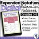 Expanded Notation DIGITAL Interactive Notebook By Nolan Squared TpT