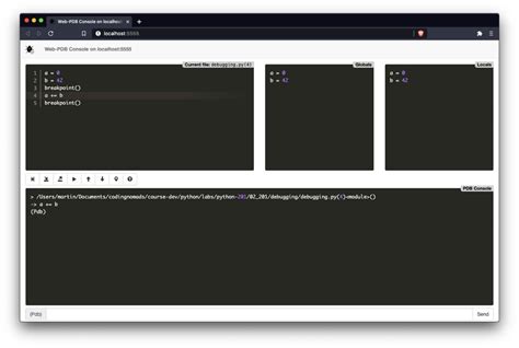 Python Debugger Options