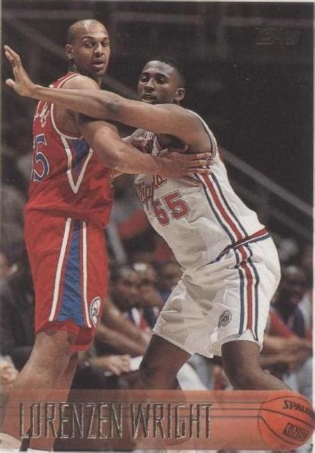 1996 97 Topps 142 Lorenzen Wright Rc For Sale Online Ebay