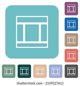 Three Columned Web Layout Outline Flat Stock Vector Royalty Free Shutterstock