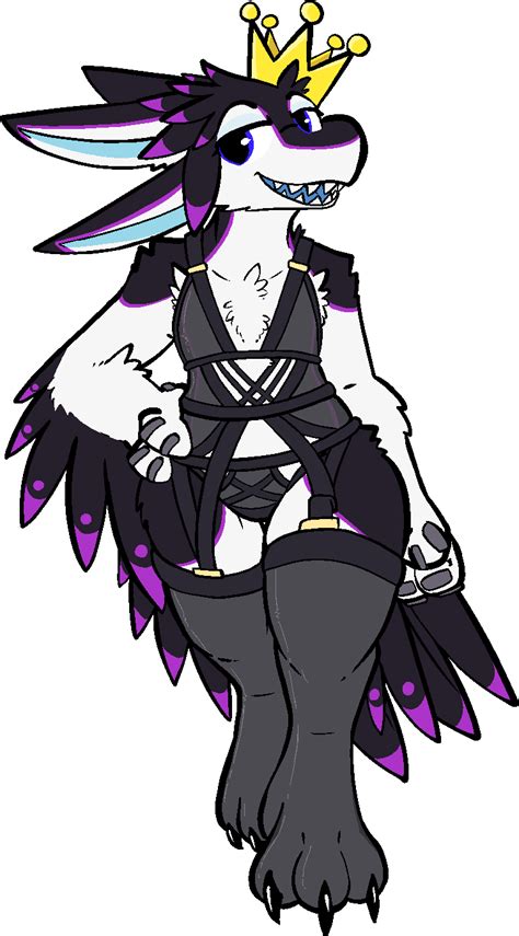 Rule 34 4 Ears Anthro Avali Avian Clothing Crown Feathers Female Hand On Hip Headgear Hi Res