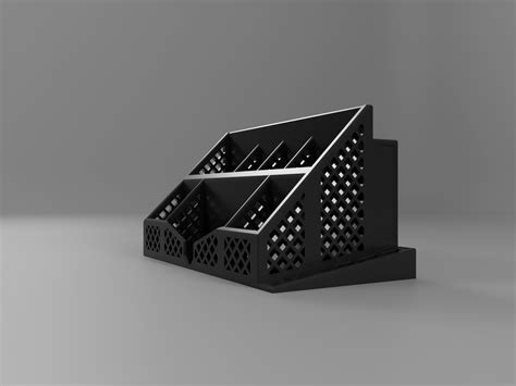 Simple All In One 3d Printable Desk Organizer By Greenbit Makerworld