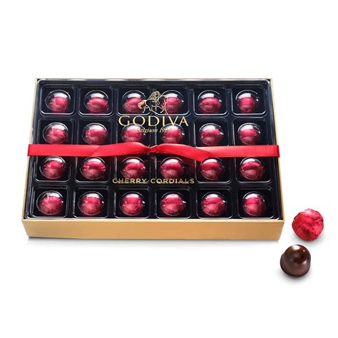 Godiva Holiday Chocolate Covered Cherries T Box 24