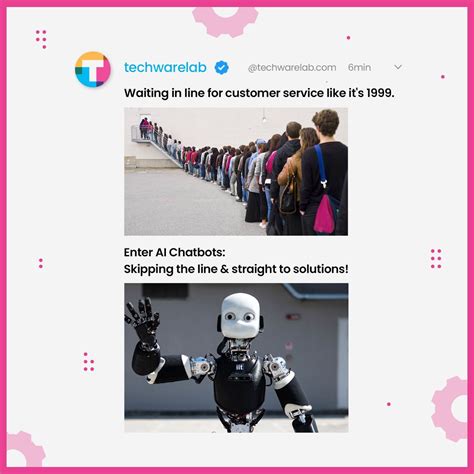 Techwarelab On Linkedin Customerservice Ai Chatbots Nomorewaiting